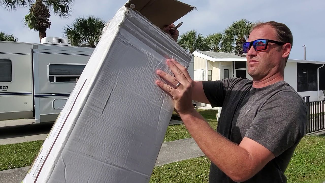 Clam Quick-Set Pavilion Camper Unboxing Demo How To - YouTube