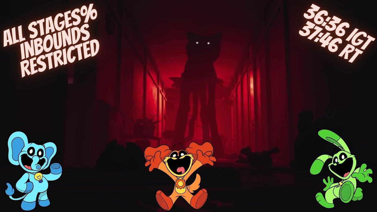 (WR) Poppy Playtime Chapter 3 / All Stages Speedrun / (Inbounds ...