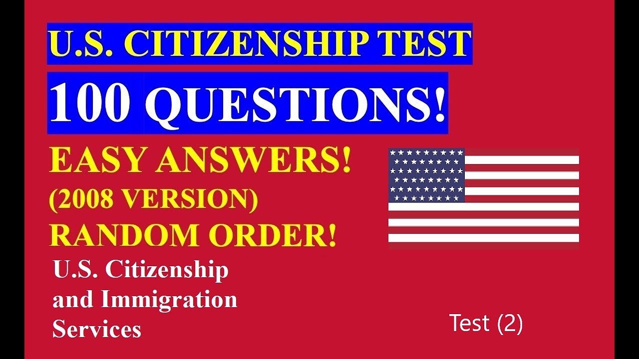 2024 - 100 Civics Questions for the U S Citizenship Test (02 ...