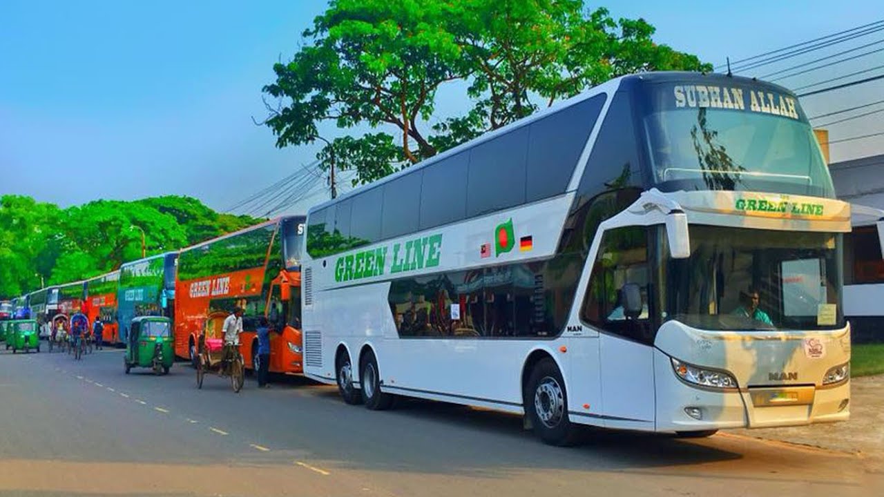 Green Line Double Decker Bus Beautiful Bus Of Bangladesh - YouTube