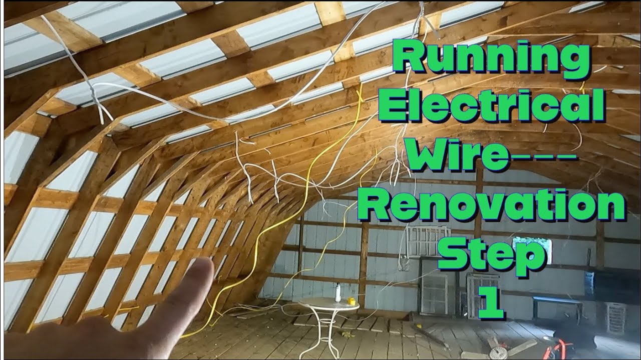 Running Electrical Wire/Epic Man Cave-Step 1 - YouTube