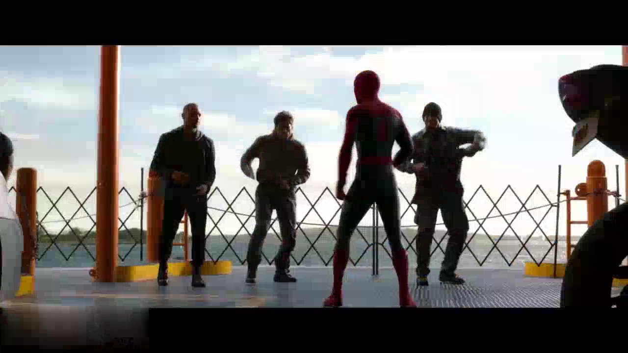 boat fight - Spider man homecoming (2019) - hd scene - YouTube