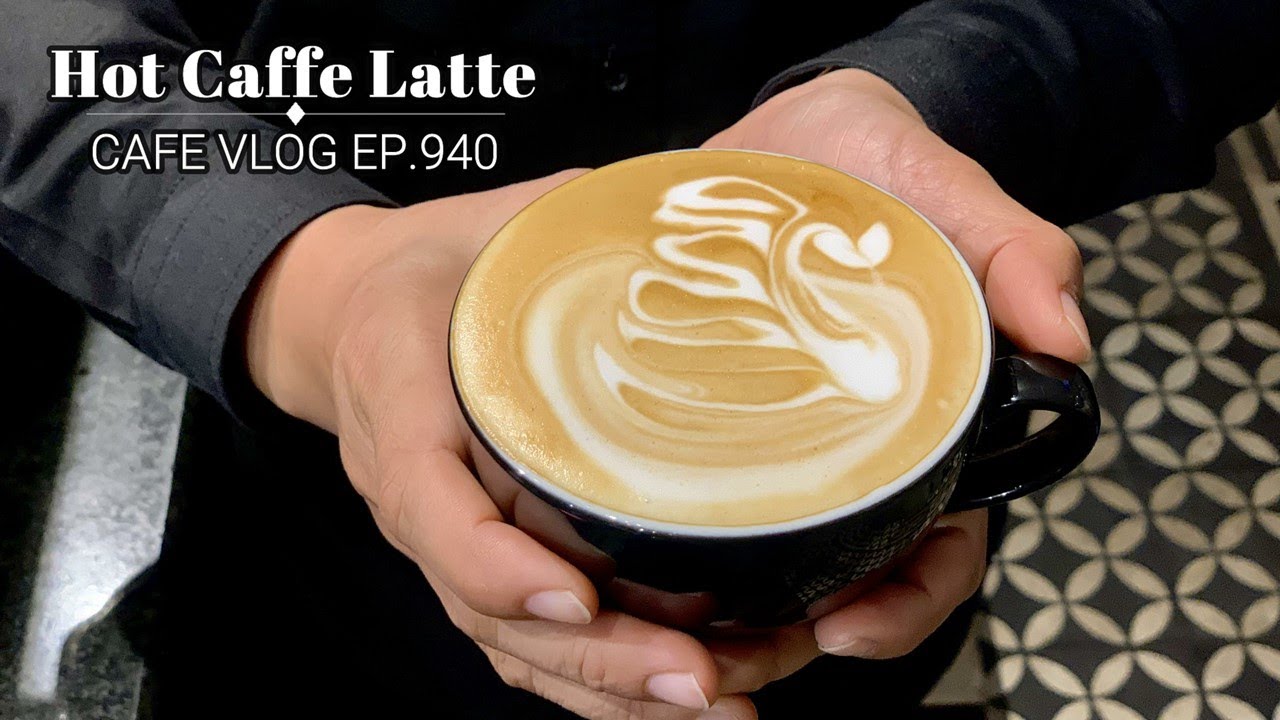 Cafe Vlog EP.940 | Hot Caffe Latte | Coffee Latte | Regular cup | Barista - YouTube