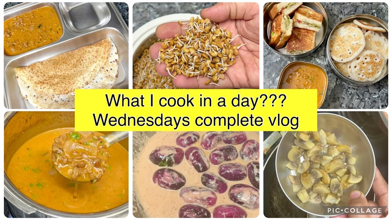 What I cook in a day??? Wednesdays complete vlog | kitchen time and me ...