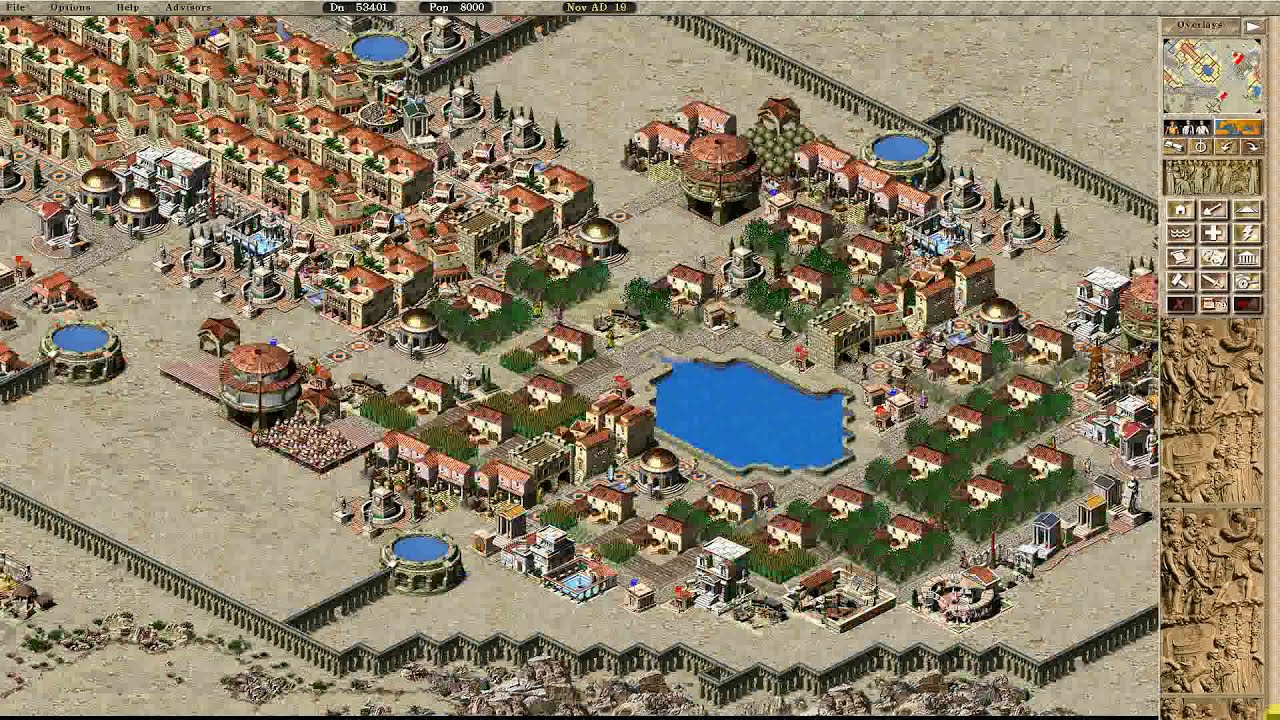 My Caesar 3 Best Cities , Happy Cities, Grand insulae and Luxury ...