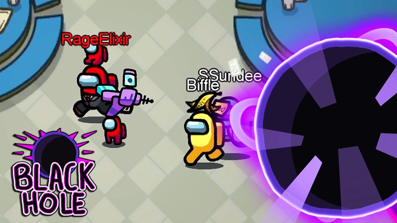 *NEW* BLACK HOLE Gun Mod in Among Us - YouTube