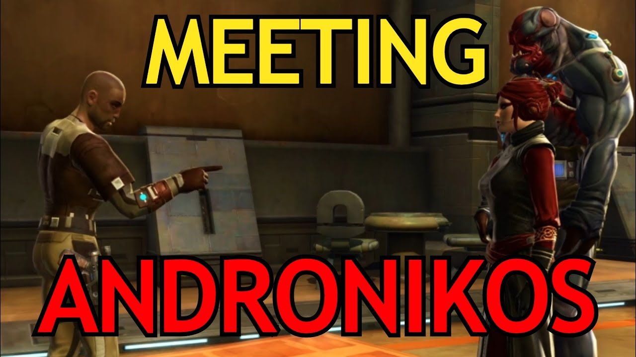 SWTOR - First Time Meeting Andronikos Revel - YouTube