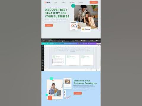 Tutorial bikin web dengan canva.. - YouTube