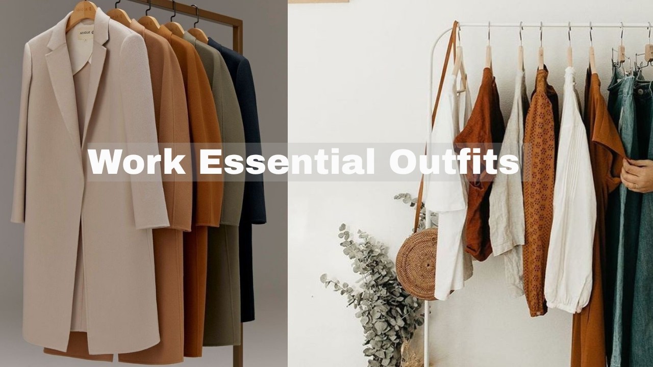 Work Essential Outfits & Items 🤍🌺🌸|All you need to look good at work ...