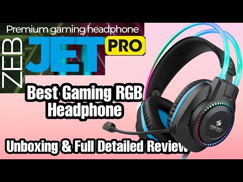 Zebronics Jet Pro Premium Gaming Headphone || #zebronics @amitchand ...