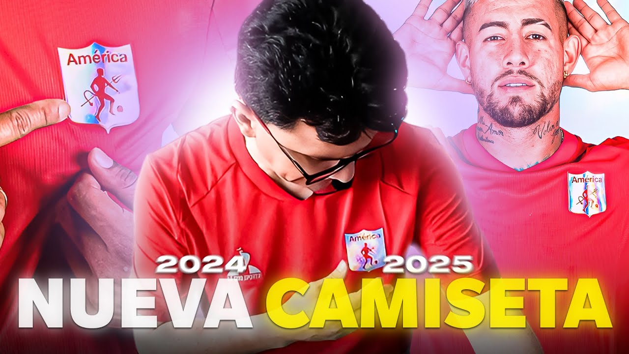 🔥¡INCREÍBLE! 🔥 La nueva Camiseta de América de Cali 2024 - 2025 😍 ...