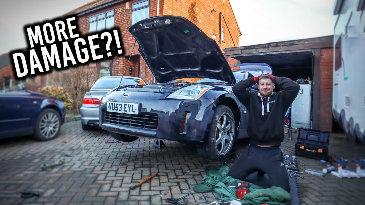 have we FIXED the CRASHED 350z?! - YouTube