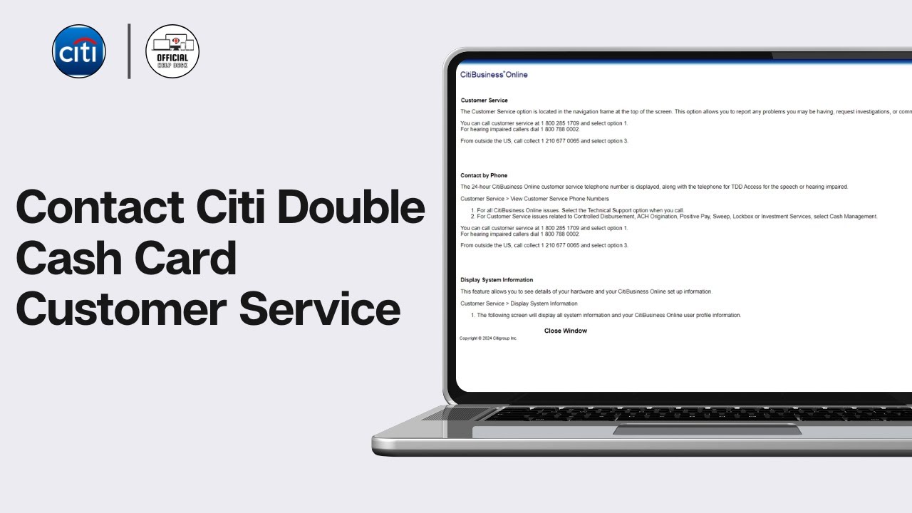 How To Contact Citi Double Cash Card Customer Service 2024 | Contact ...