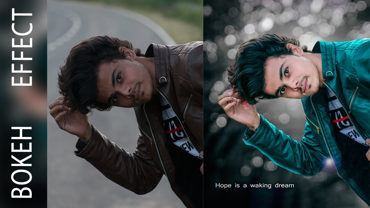 Photo Editing With Awesome Bokeh Effect | Photoshop cc - YouTube