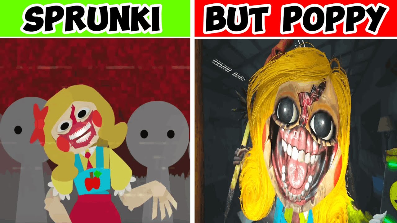 Sprunki - Sprunki Poppy Playtime VS Poppy Playtimes Characters ...