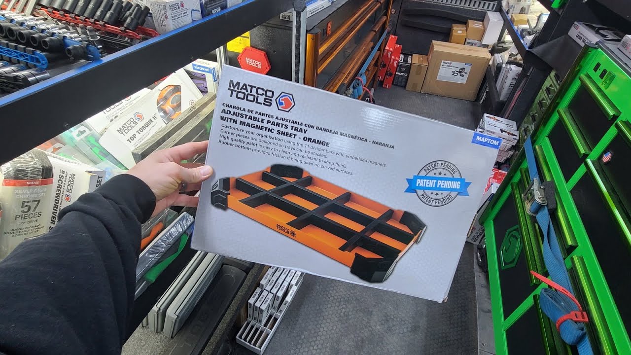NEWLY UPDATED!! MATCO Adjustable Parts Tray W/ Magnetic Sheet!! Great ...