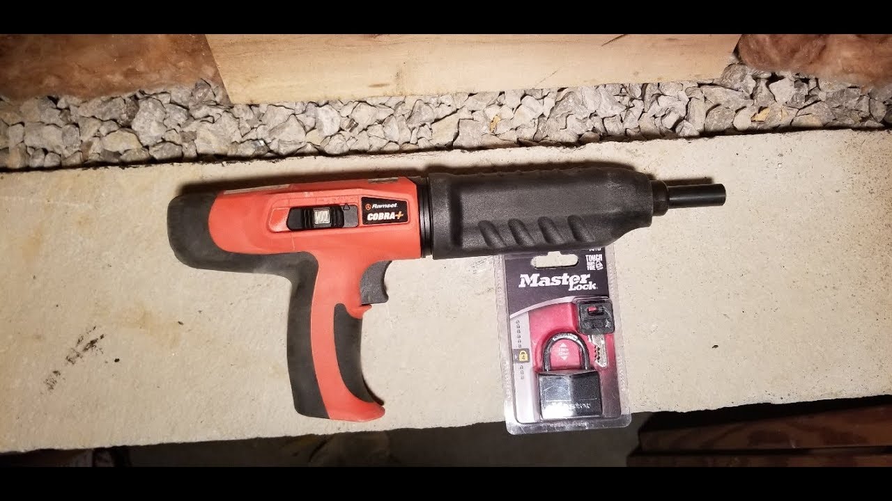 Ramset Cobra + vs Master Lock level 4 - YouTube