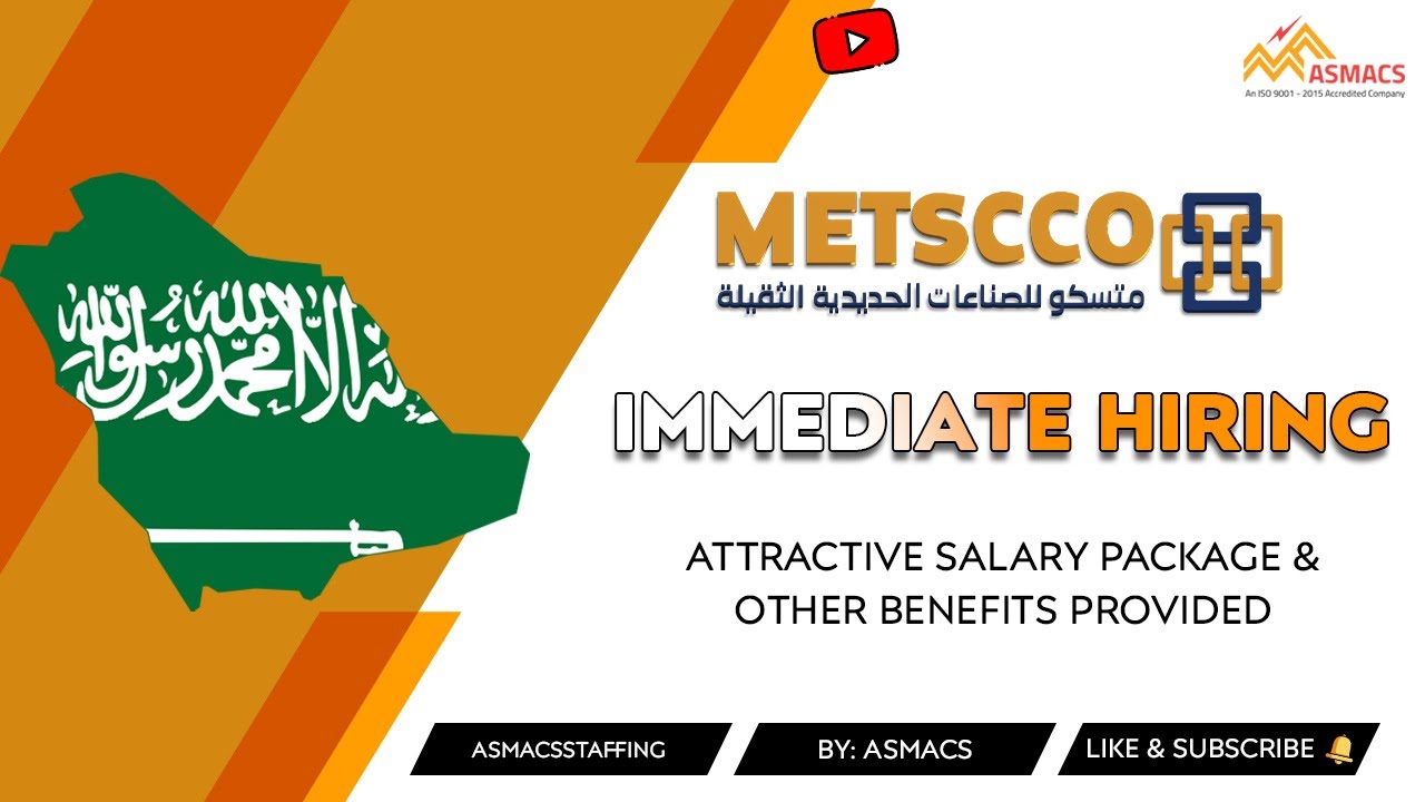METSCCO Interview Drive | Saudi Arabia - YouTube