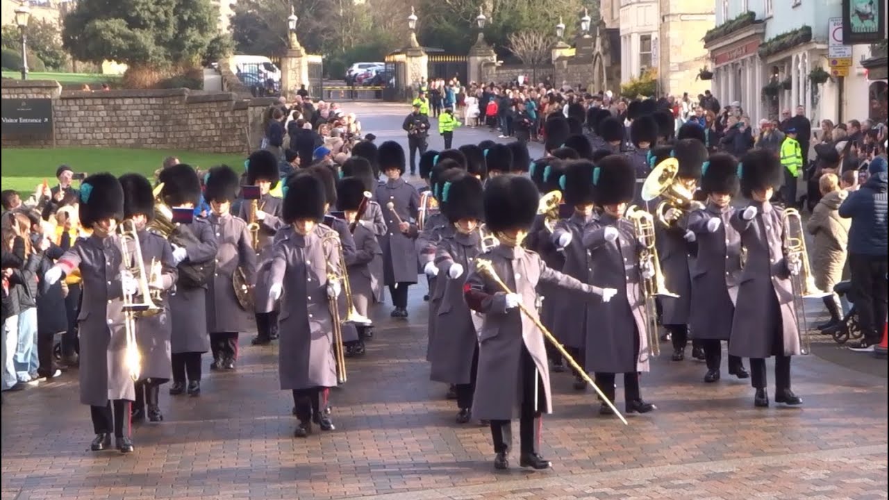 Changing the Guard at Windsor Castle - Thursday the 16th of January ...