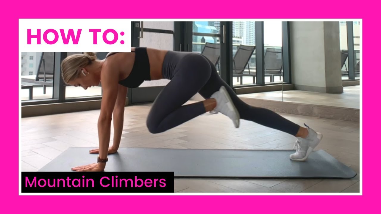 How To | Mountain Climbers Exercise | Zesty Health and Fitness - YouTube