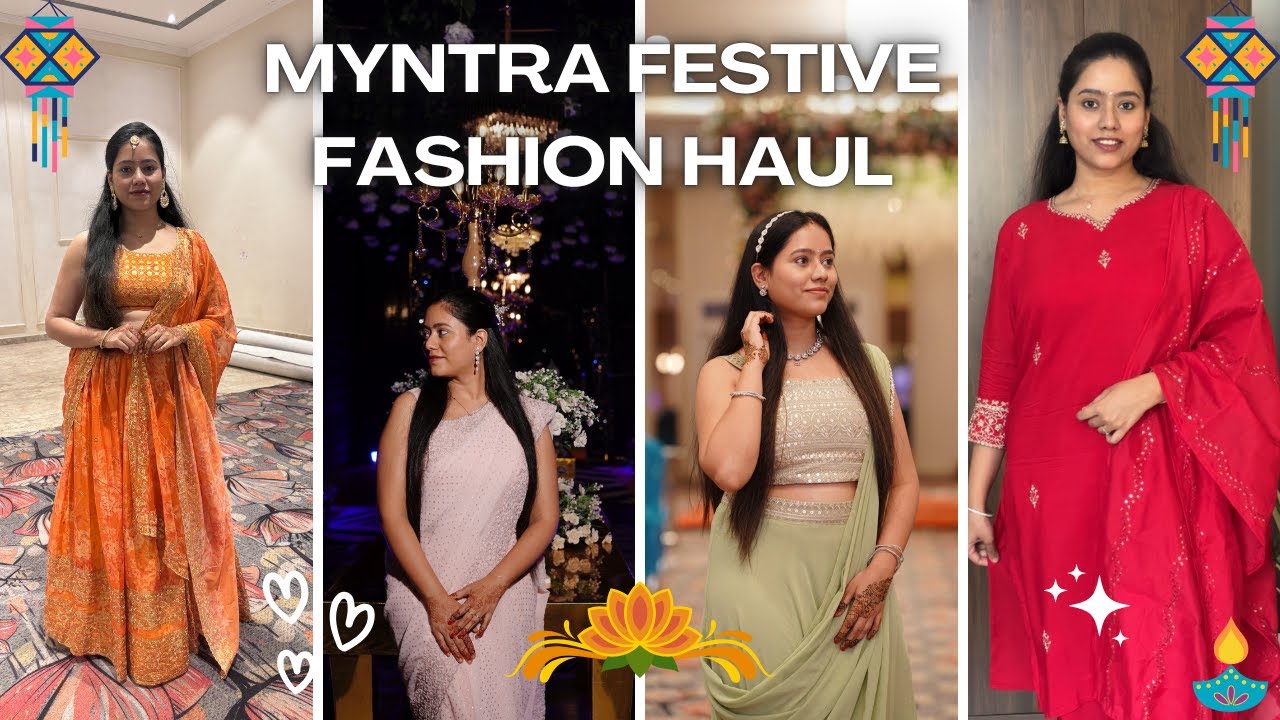 Myntra Festive Haul | Affordable Yet Stunning Looks for This Season # ...