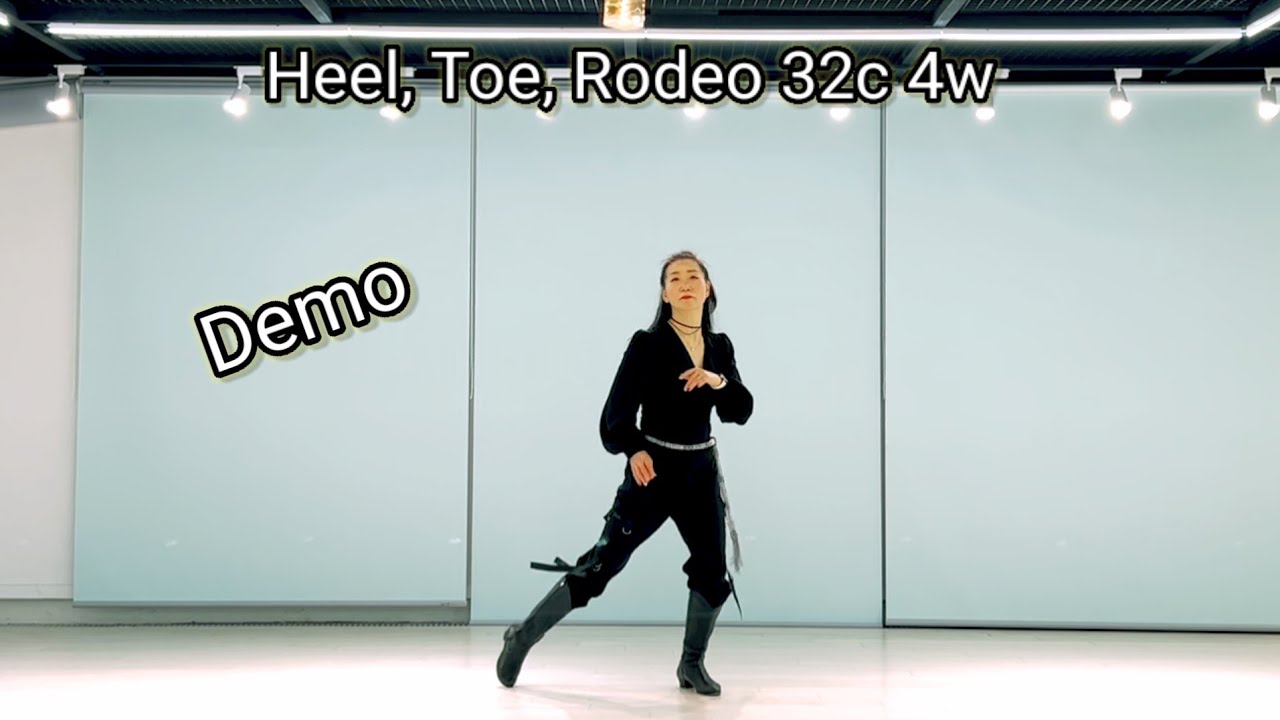 Heel, Toe, Rodeo Line dance / improver / Demo/ Clara linedance - YouTube
