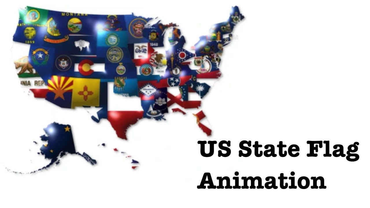 US State Flag Animation - YouTube
