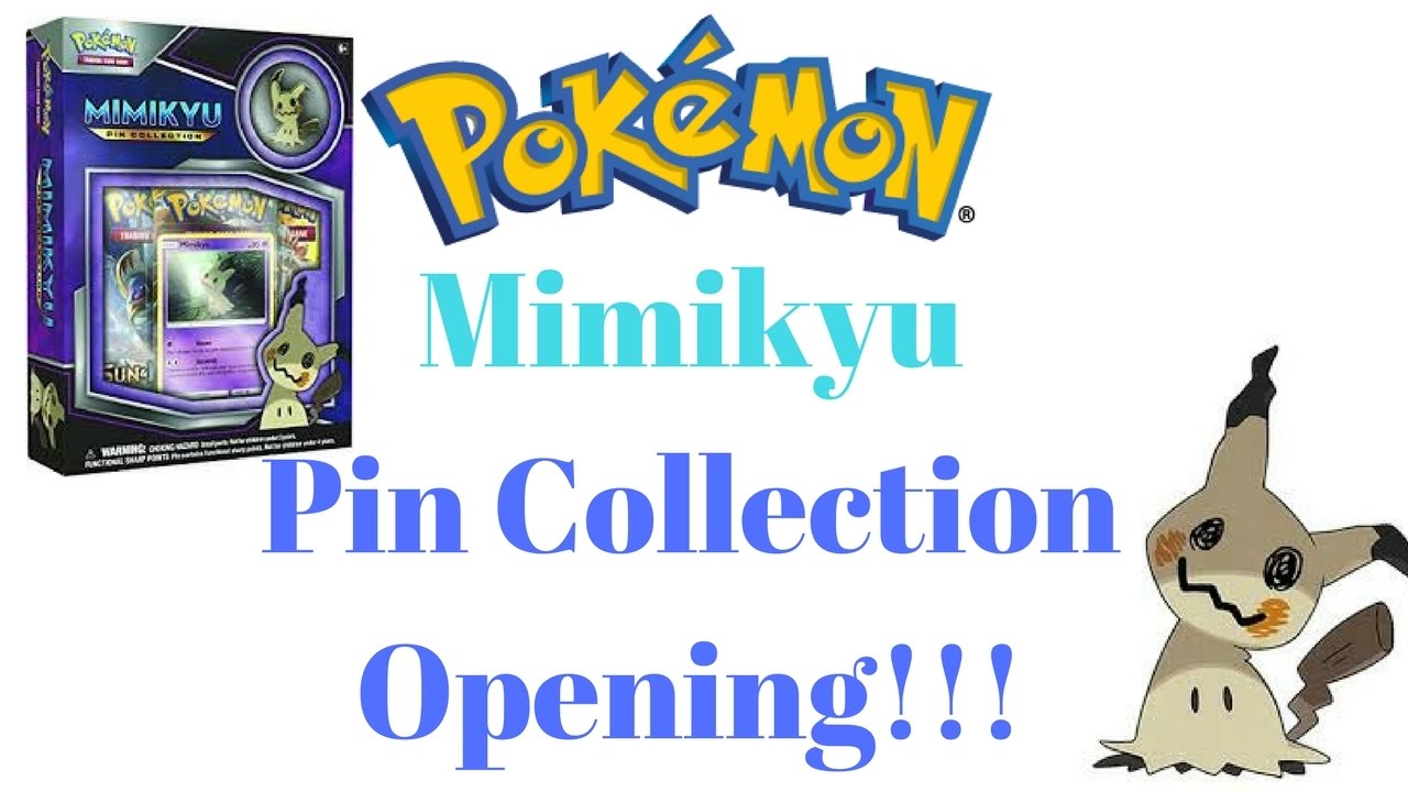 Pokemon - Mimikyu Pin Collection Opening!!! - YouTube
