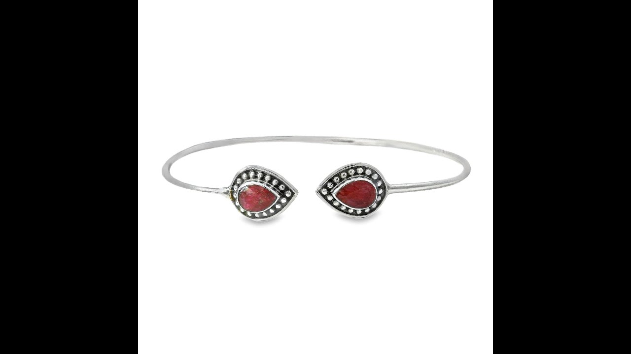 Bratara Argint Radacina de Rubin Prisha #jewelry #silver #jewelrydesign ...