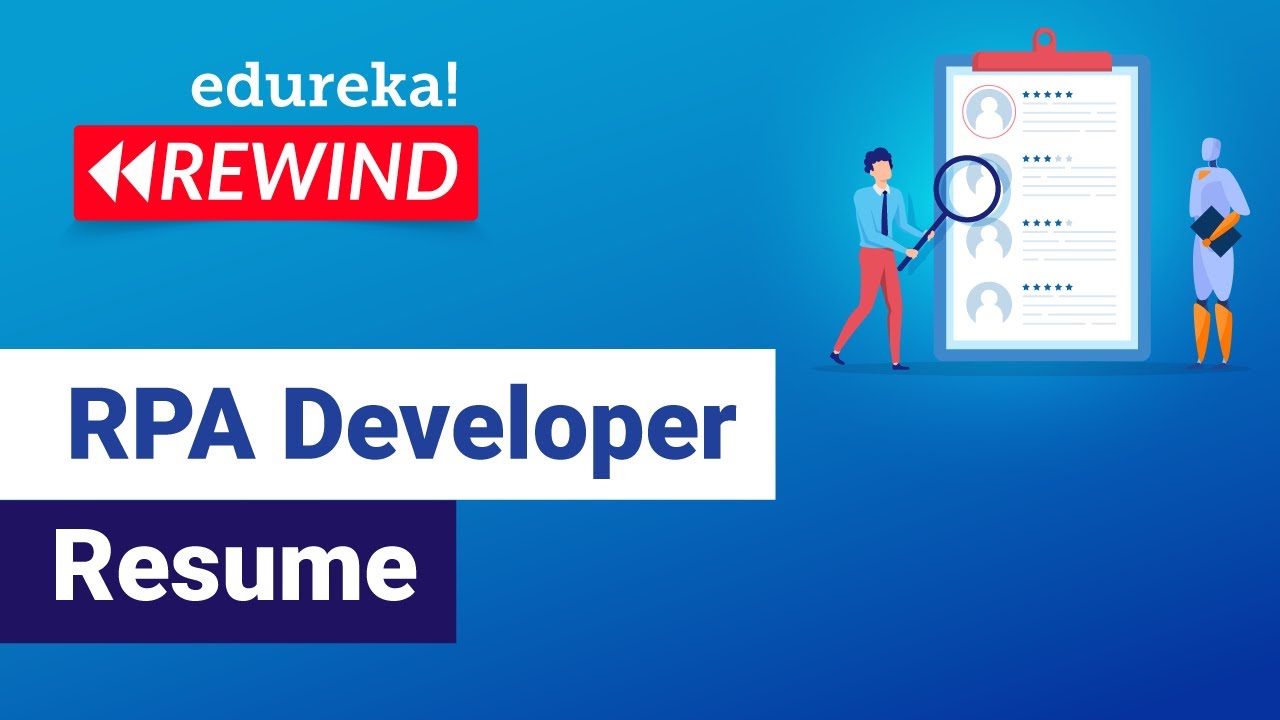 RPA Developer Resume | Build Resume for RPA Developer | RPA Training ...