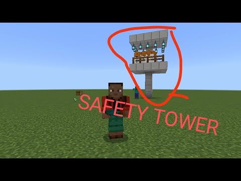 Build safety tower in minecraft #minecraft #Gameplay #video - YouTube