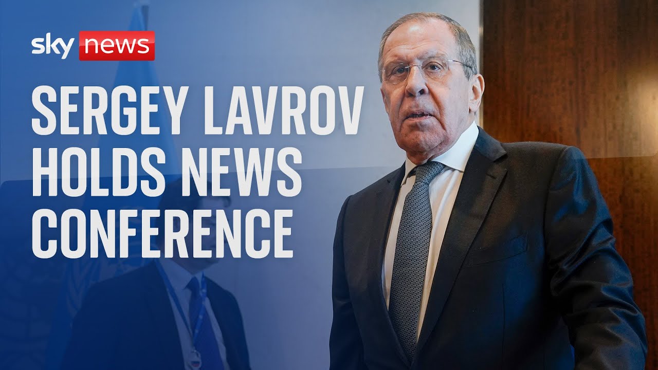 Russian Foreign Minister Sergey Lavrov holds news conference - YouTube