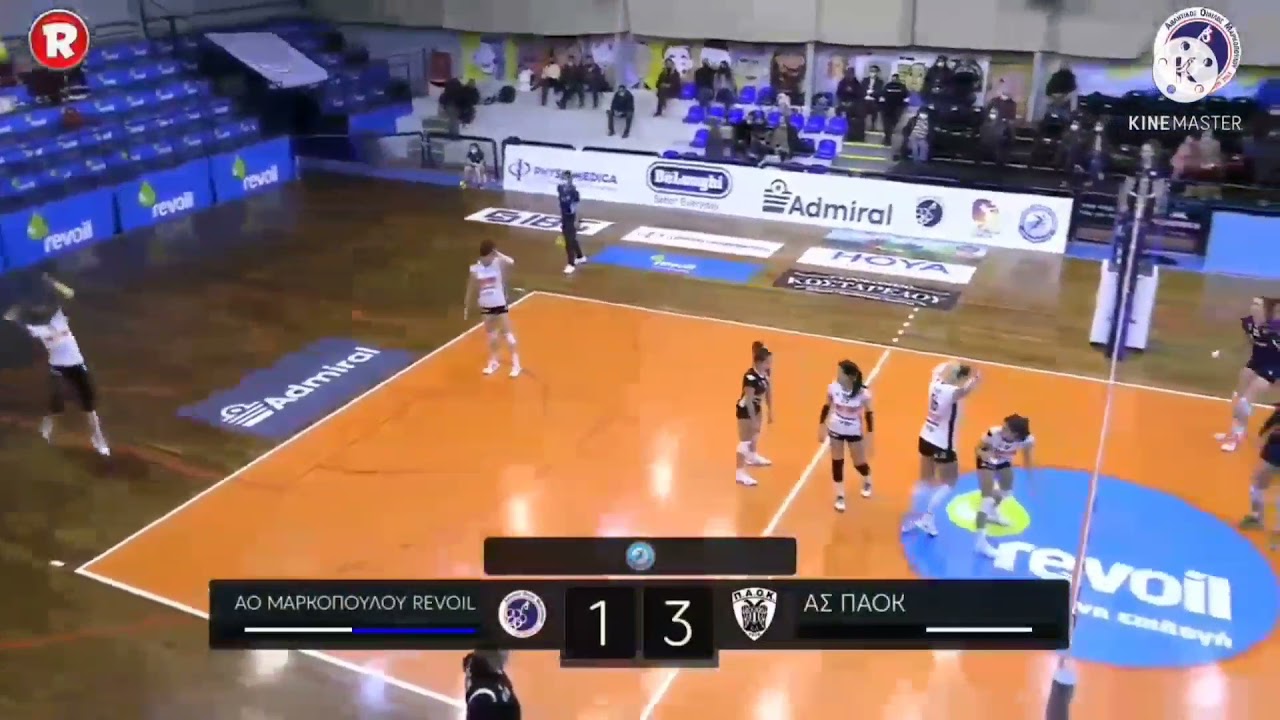 HIGHLIGHT AO Markopoulou Revoil VS AS PAOK 01 DES 2021 Pertandingan ke ...