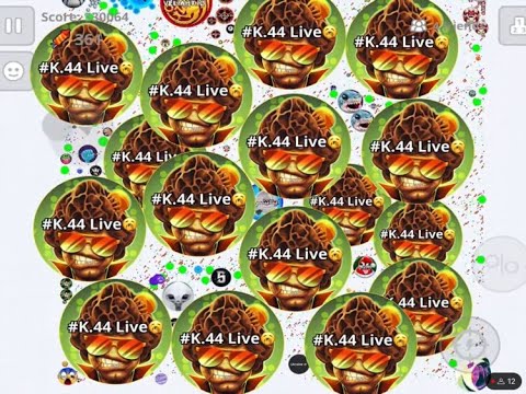 K.44 Agar.io Live strem Christmas Event - YouTube