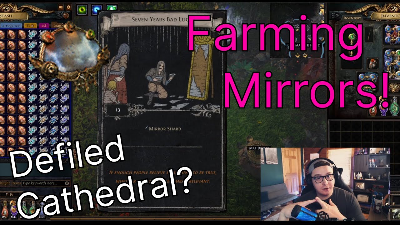Map Science Ep. #1 Farming Mirrors in Defiled Cathedral! [PoE 3.17 ...