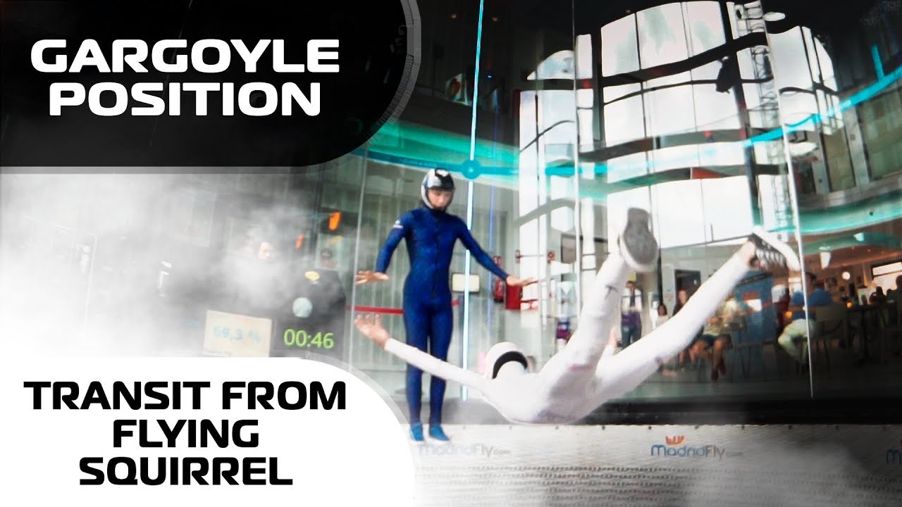 Gargoyle position training - transit from Flying Squirrel position (Leo ...
