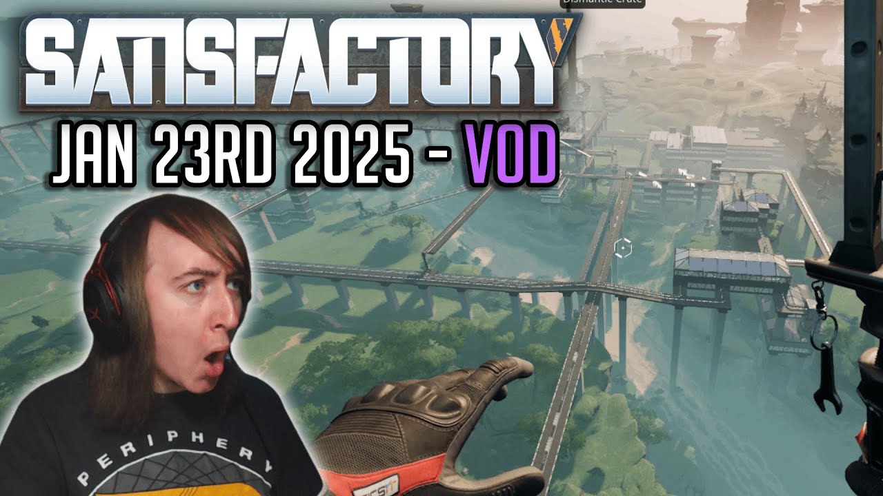 Completing Phase 3 - Satisfactory - 23rd Jan 2025 - YouTube