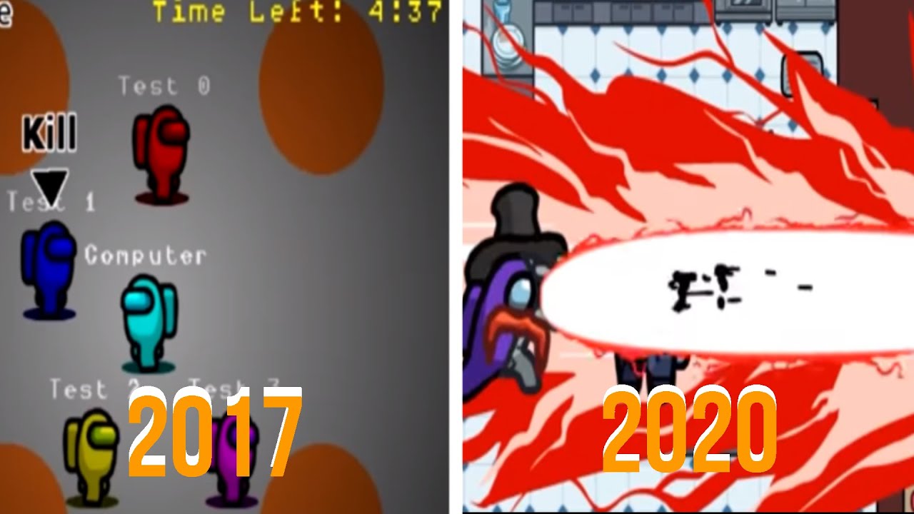 Evolution of Among Us 2017-2020 - YouTube