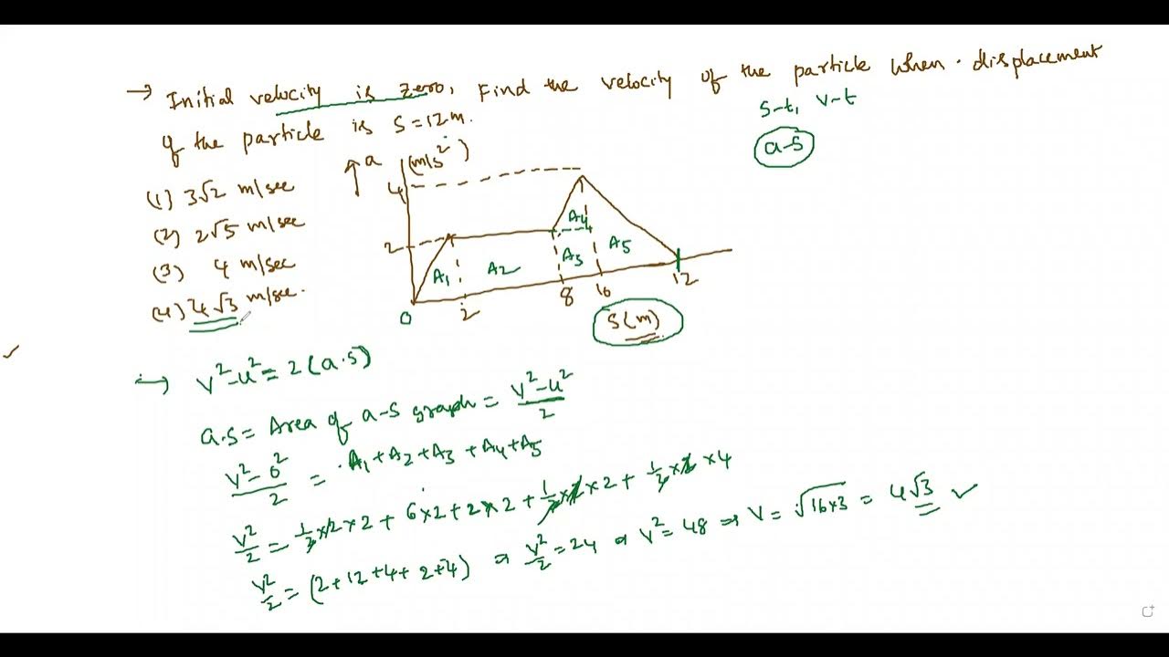 kinematics problems on calculus method - YouTube