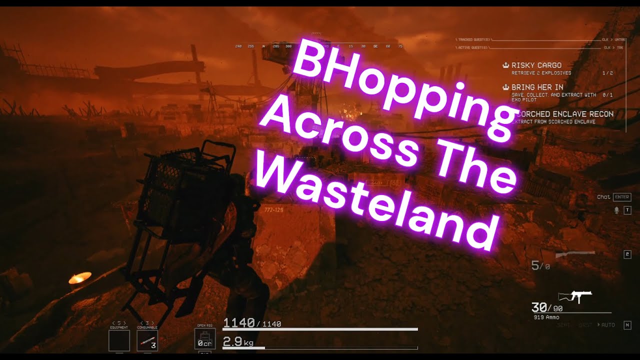 Bhopping Across Scorched Enclave - The Forever Winter - YouTube