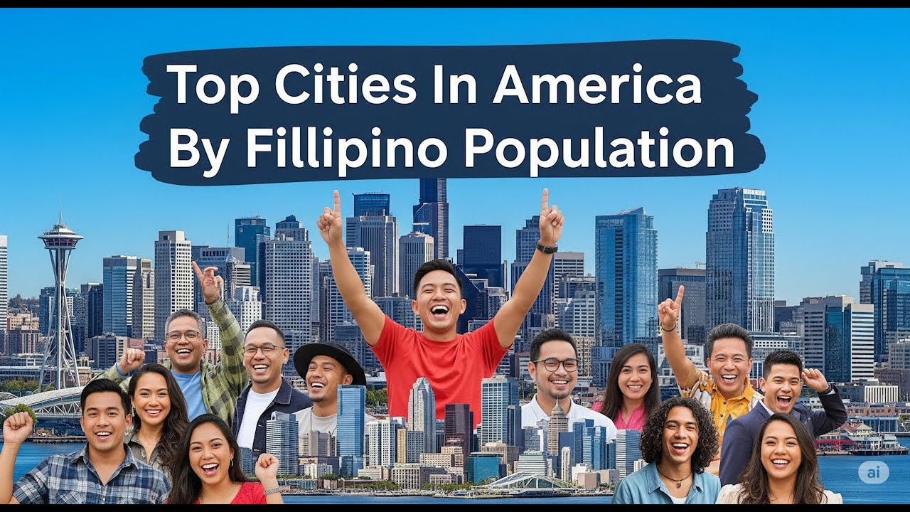 Top US Cities by Filipino Population - YouTube