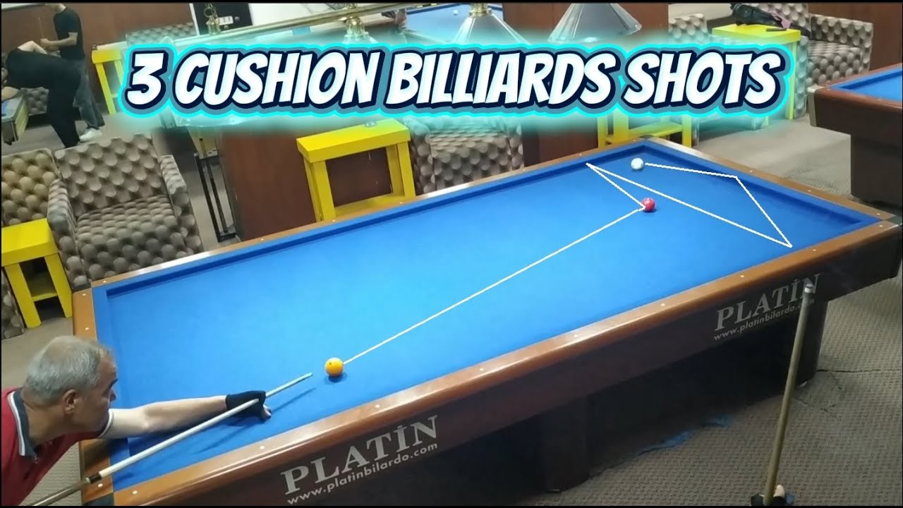3 Cushion Billiards Shots #184 - YouTube