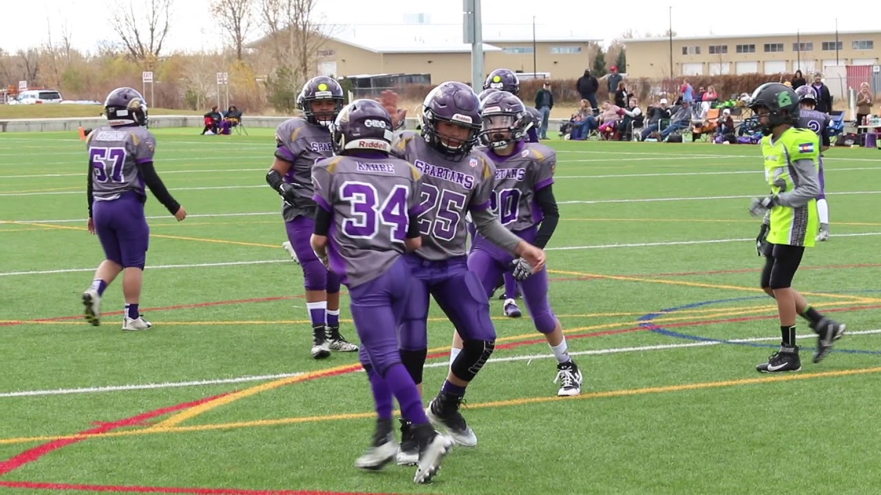 2018 Spartan Gold - AYL AFC North 6th Grade - Playoffs - YouTube