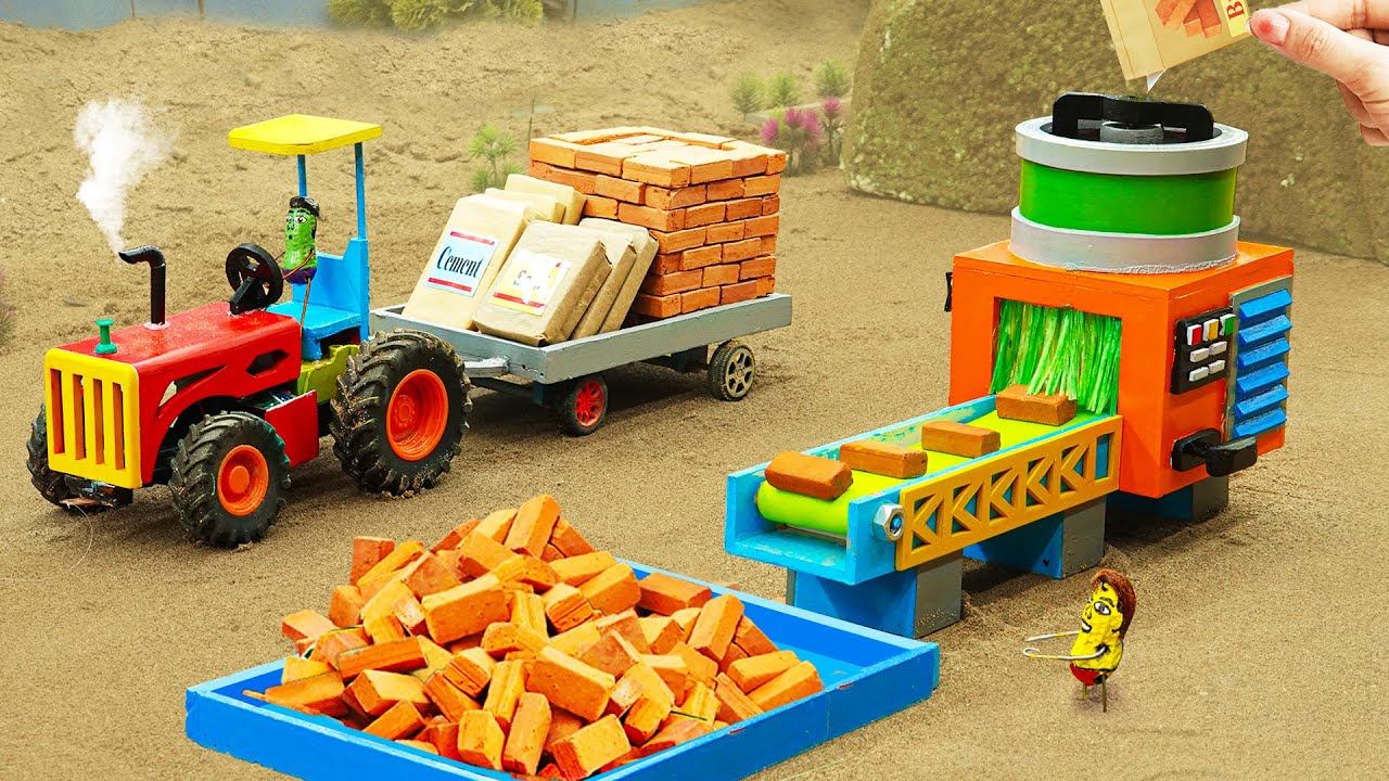 Top most Creative DIY Construction Work with real Bricks, Brick Making ...
