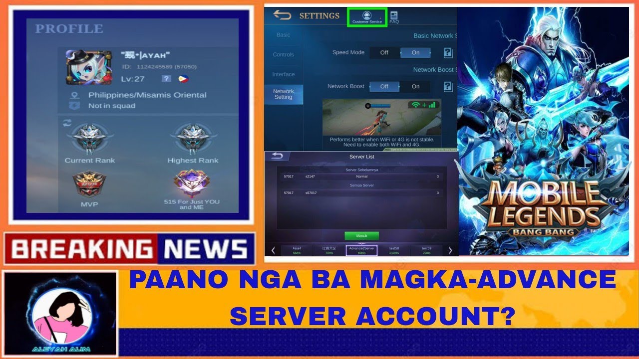 PAANO NGA BA MAGKA-ADVANCE SERVER ACCOUNT SA MOBILE LEGENDS? | Watch ...