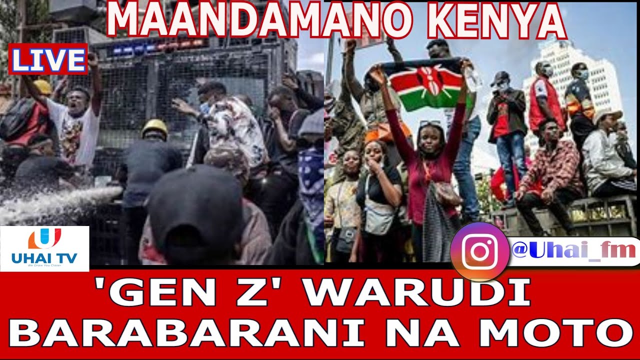🔴#LIVE: 'GEN Z' WARUDI TENA BARABARANI NA MOTO MPYA - YouTube