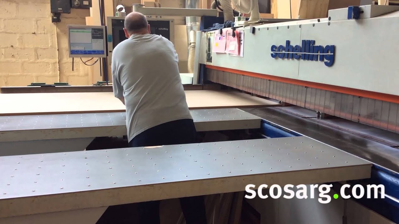 Schelling FM430 Beamsaw | Scott+Sargeant Woodworking Machinery - YouTube