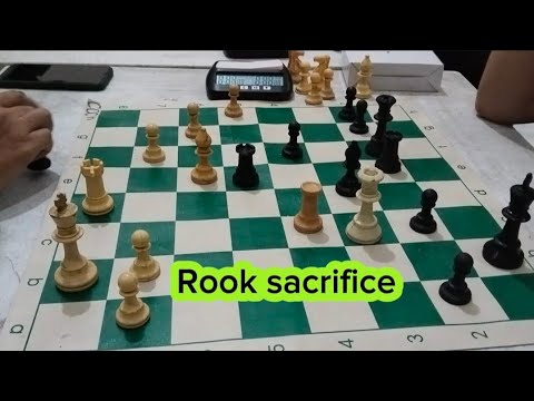 Rook sacrifice to win in the game l Chessgame YTC - YouTube