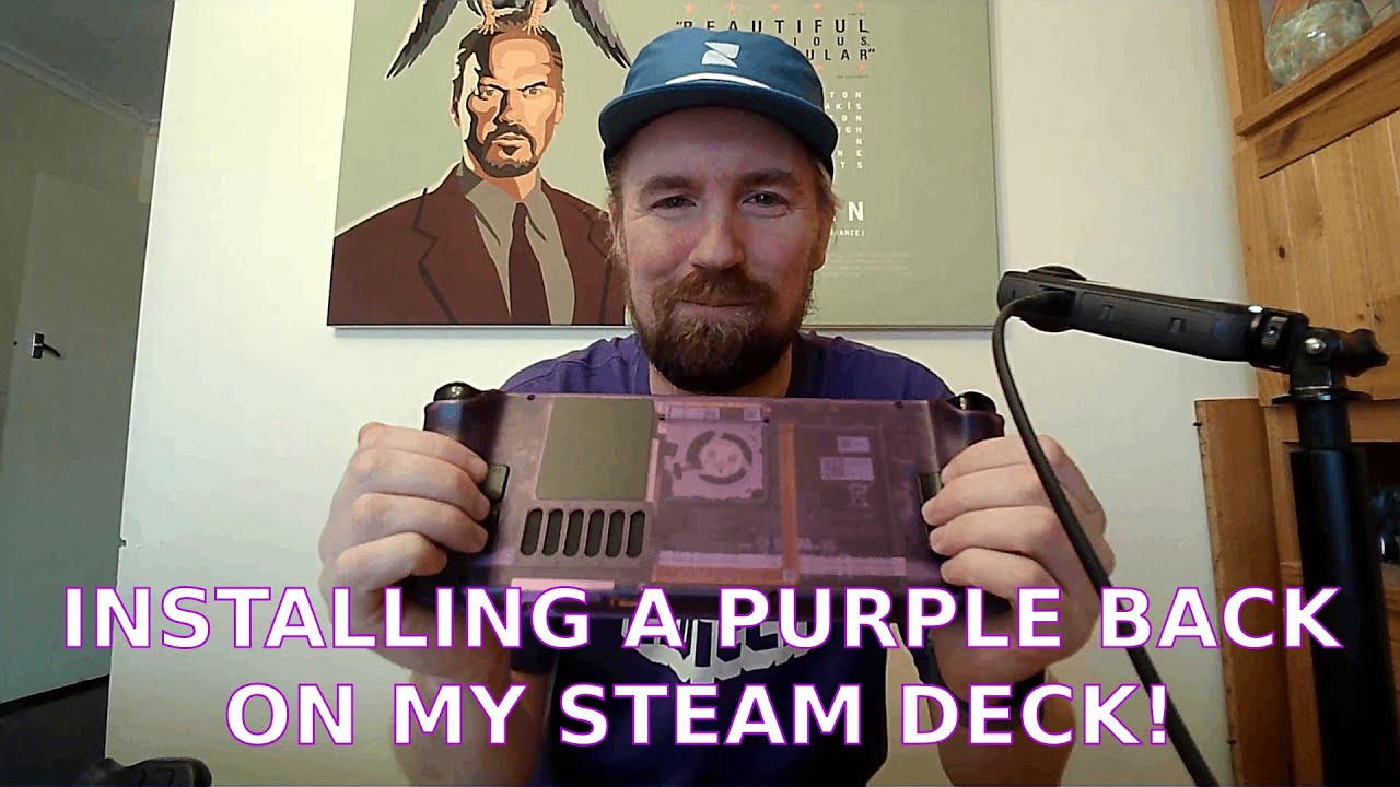 Purple GameBoy Color meets Steam Deck - JSAUX Purple Back Plate Install ...