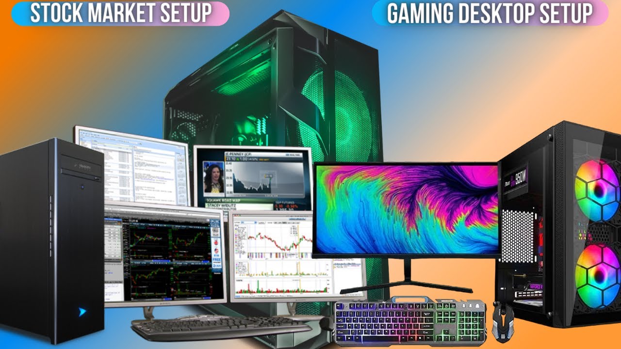 Gaming Pc Unboxing & Stock Market Setup - YouTube